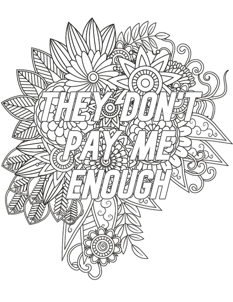 Very Funny Adult Coloring Book - Etsy