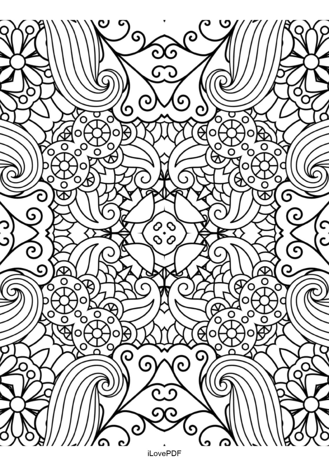 25 Printable Mandala Coloring Pages Bundle 6 - Etsy