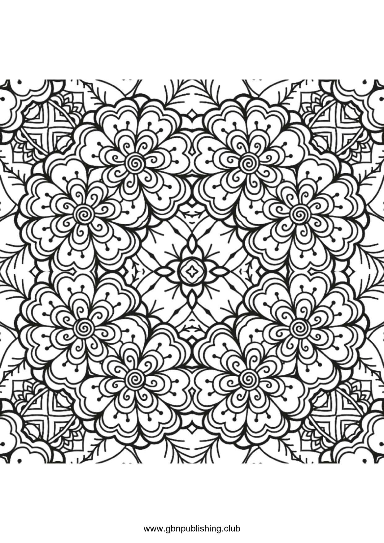 Magical Mandala Coloring Pages 25 Printable Designs for - Etsy