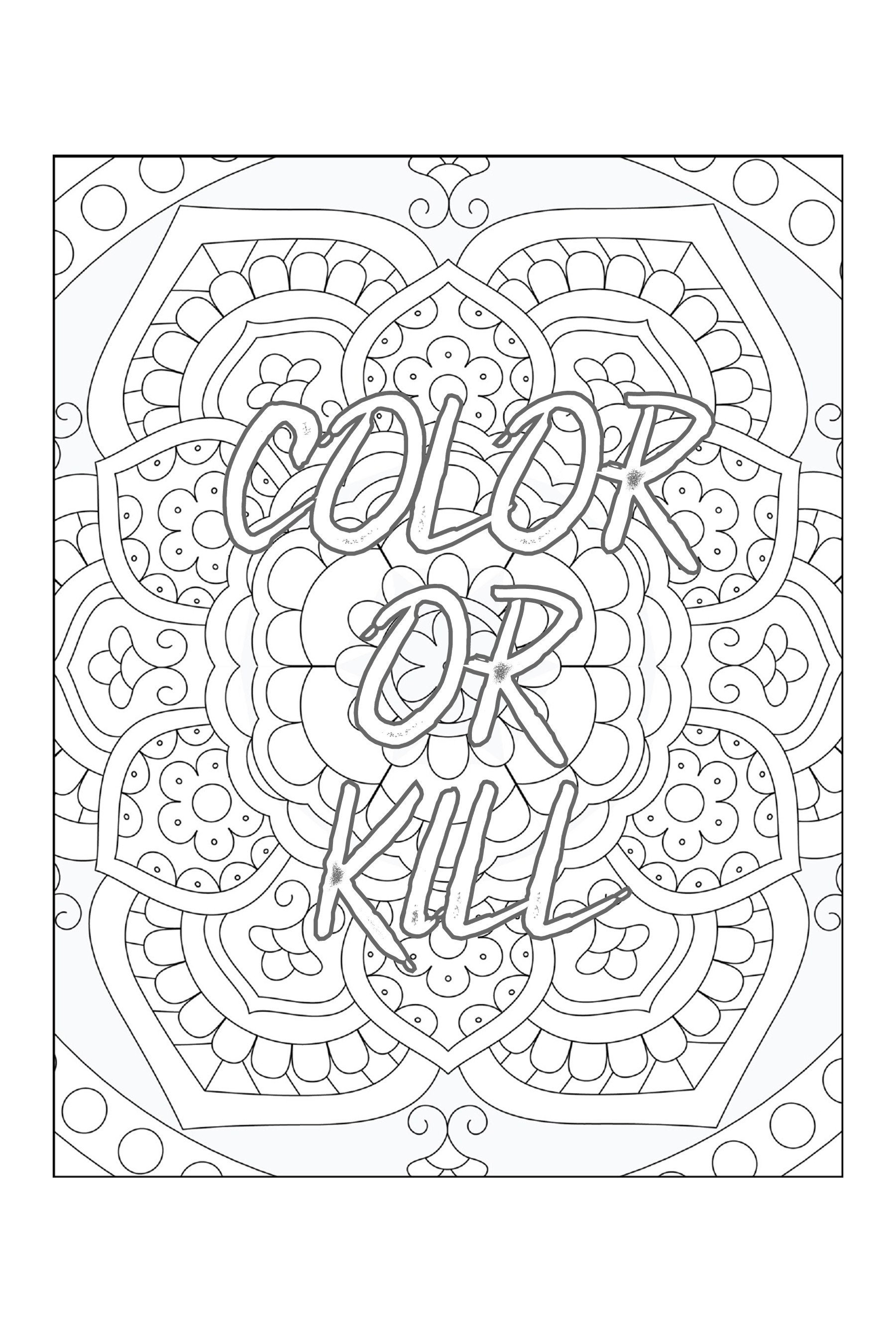 Adult Profanity Coloring Book by GBN Publishing Club Adult - Etsy