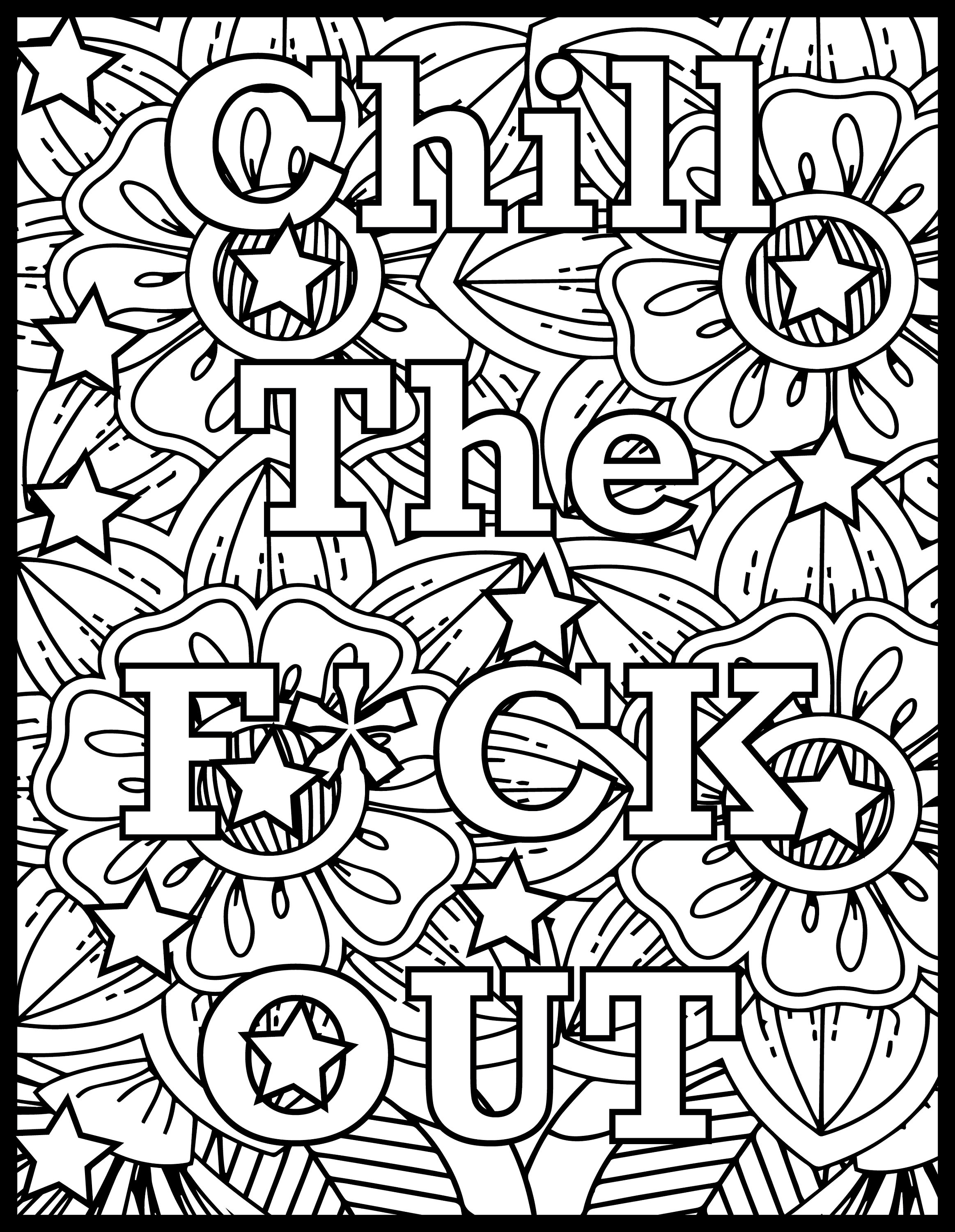 Witty Curse Quotes - 15 Amusing Adult Coloring Pages by GBN Publishing ...