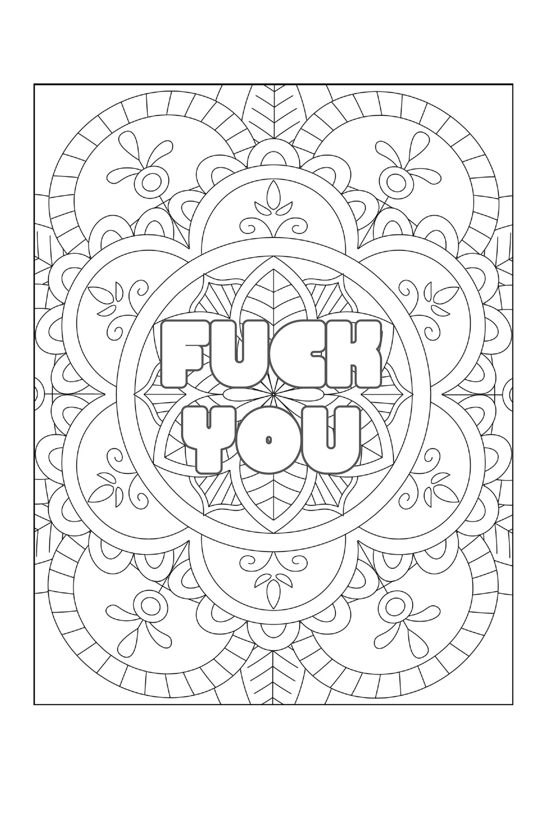 My Profanity Coloring Book. Instant Download Swear Words - Etsy Australia