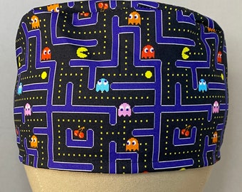 Video Game Surgical Scrub Cap With Ties - Etsy