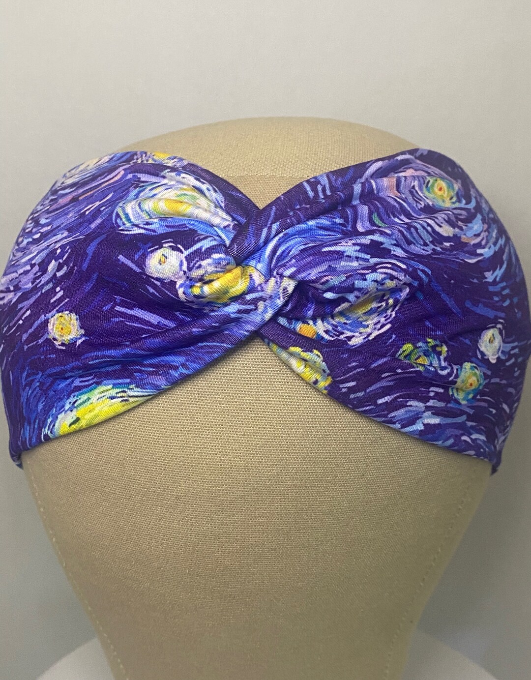 TWISTED HEADBANDS: Starry Night Twisted Headband, Four Way Stretch ...