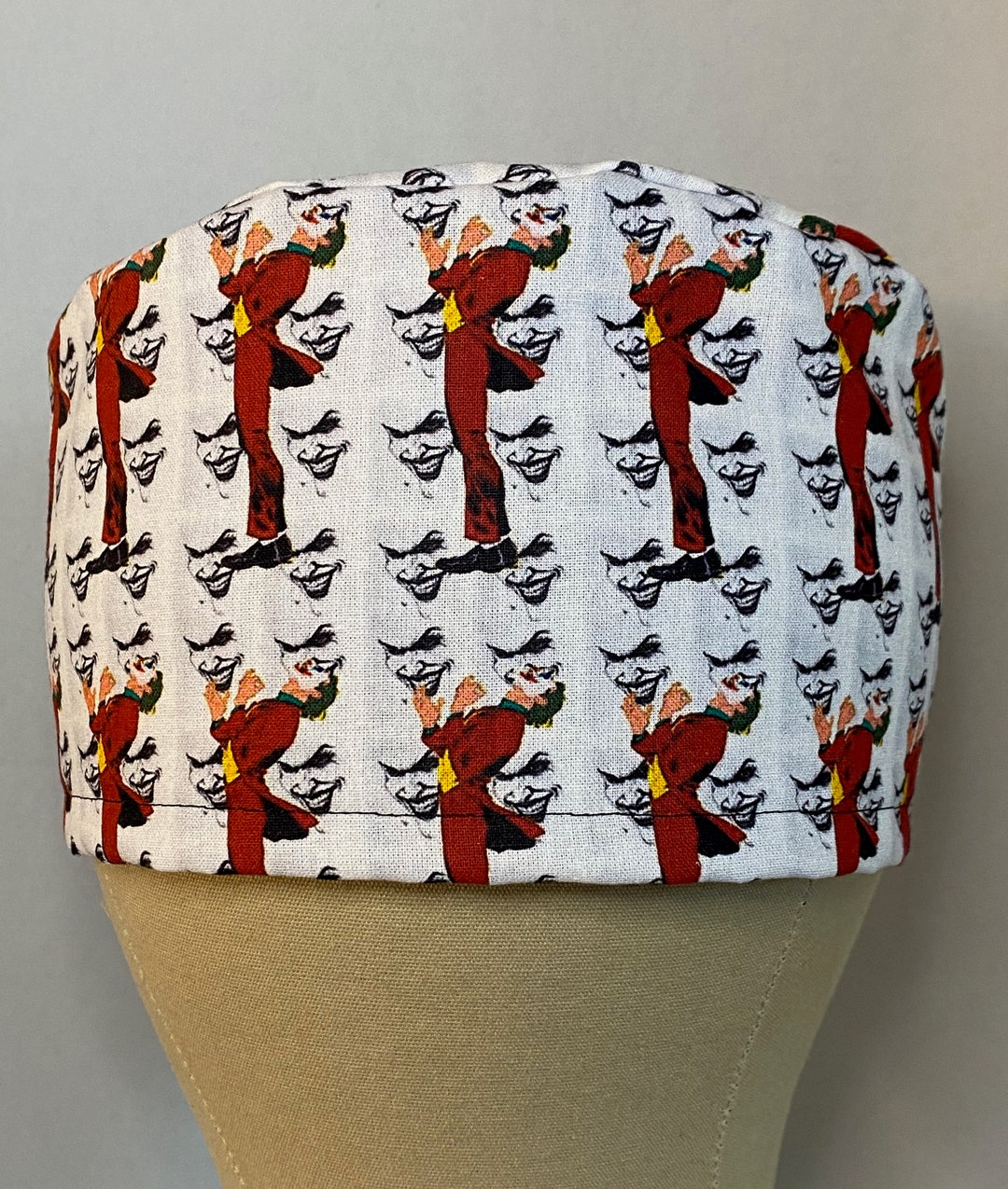 SCRUB CAPS: Movie Clown Villains Scrub Cap, Scrub Cap, Scrub Hat ...