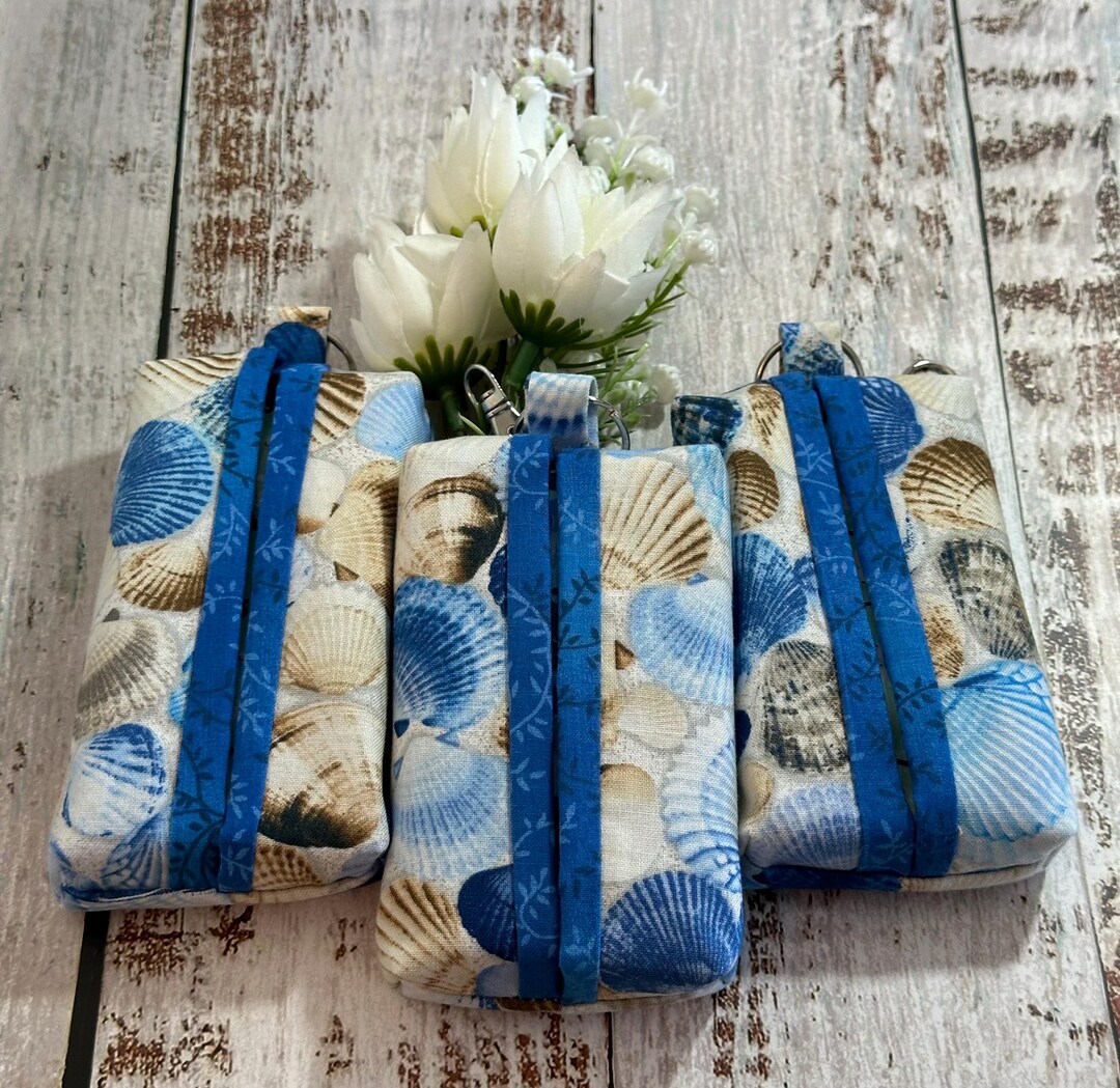 3 Piece Tissue Cotton Fabric Holder, Tissue to Go Cover, Pocket Tissue ...