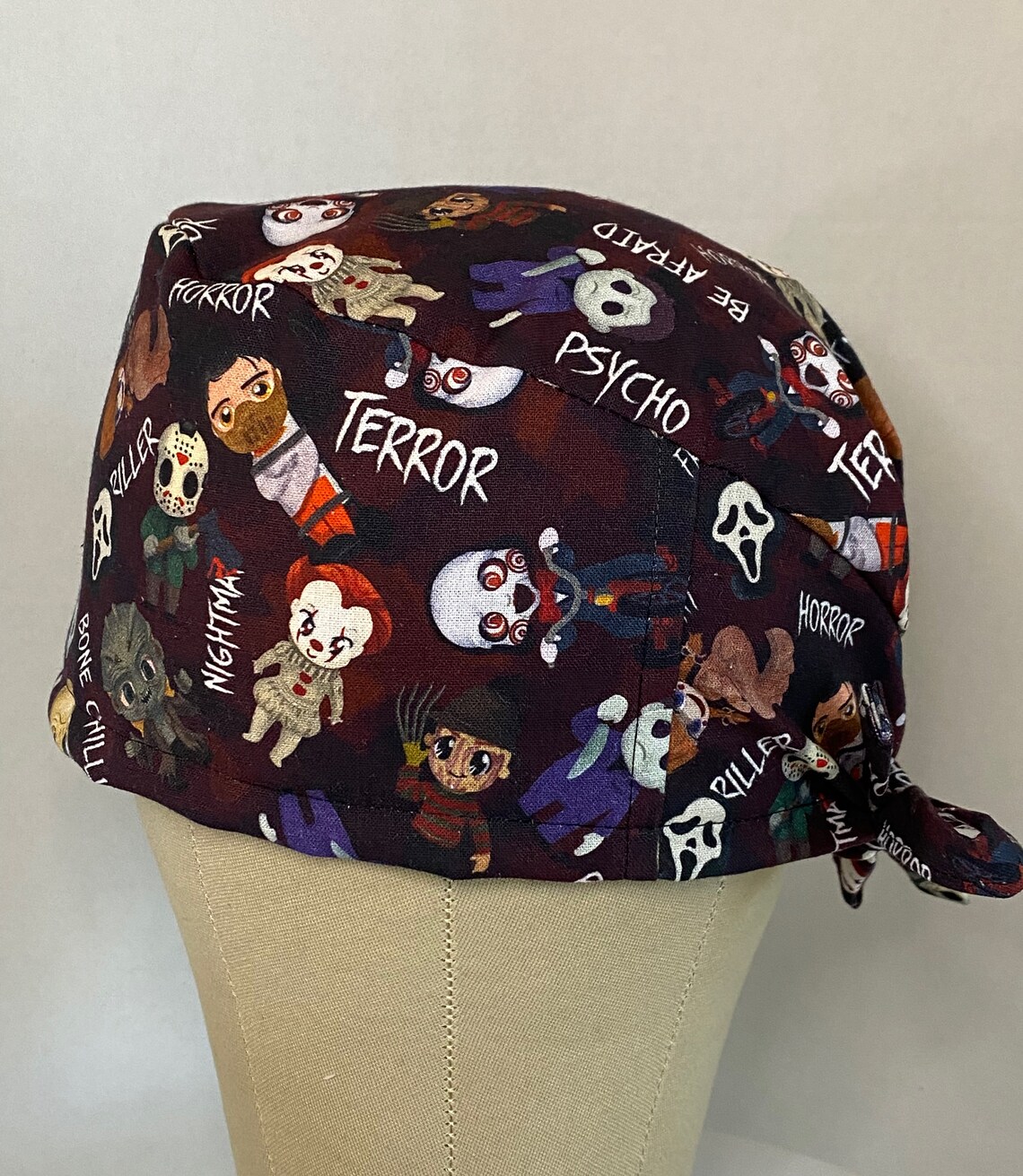 SCRUB CAPS: Comrades and Horror Scrub Cap Scrub Cap Scrub - Etsy