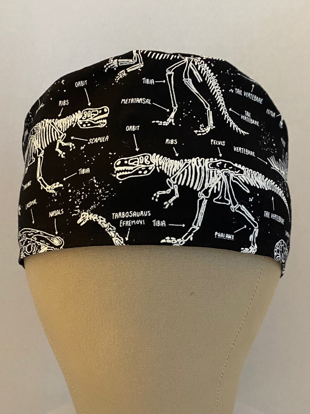SCRUB CAPS: DINOSAUR Scrub Cap Glow in the Dark, Dinosaur Glow in the ...
