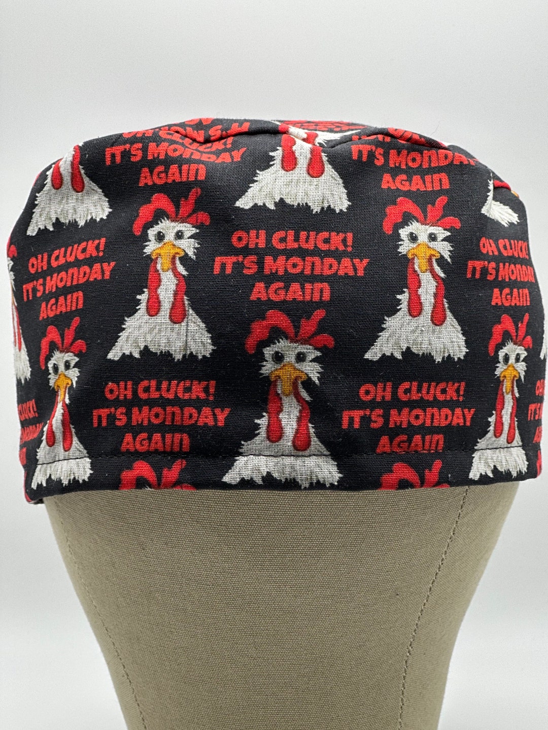 Shop Exclusive: Oh Cluck! It’s Monday Again Scrub Cap, Scrub Cap, Scrub ...