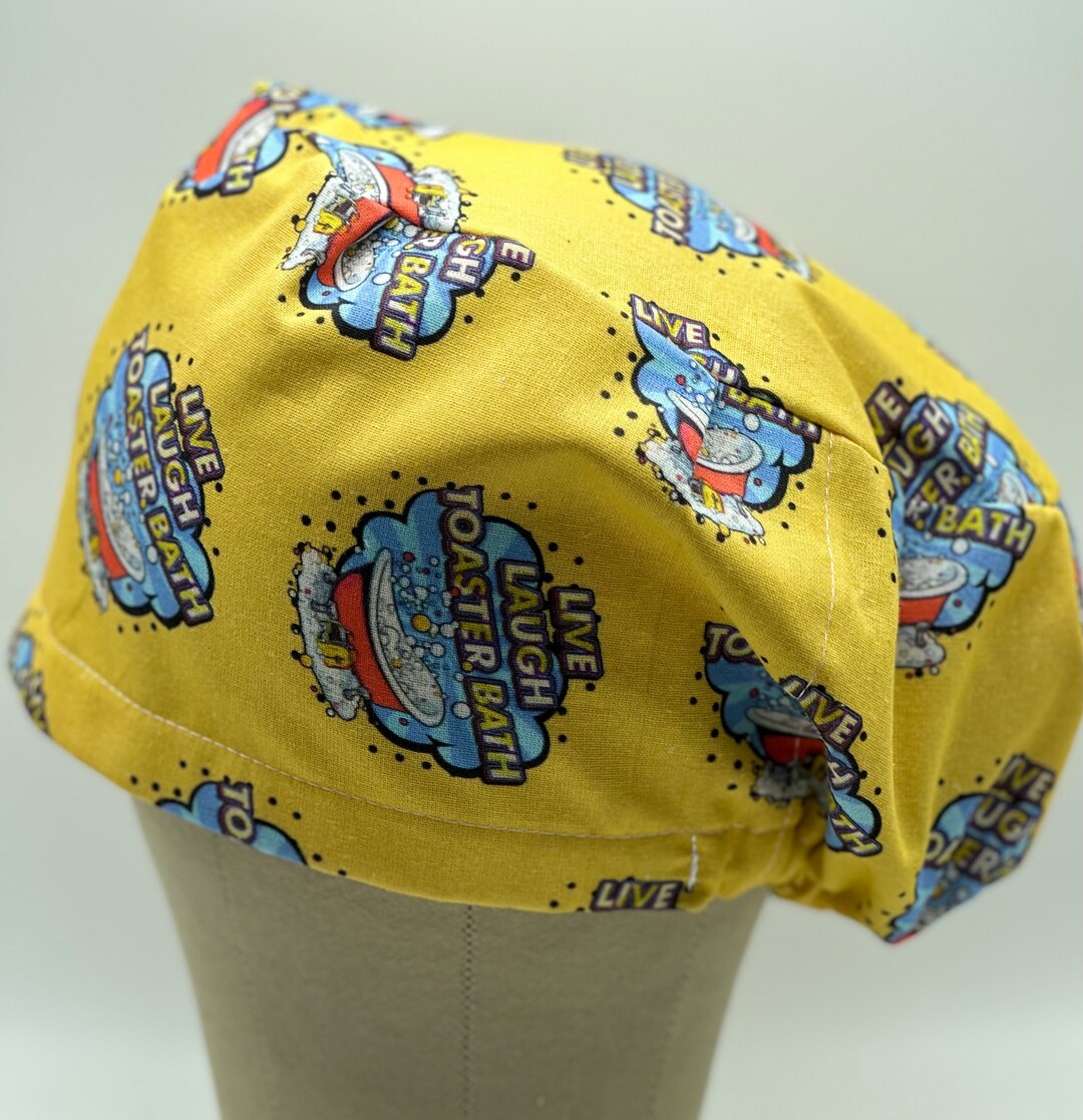 Shop Exclusive: Live, Laugh, Toaster Bath Euro Style Scrub Cap, Scrub ...