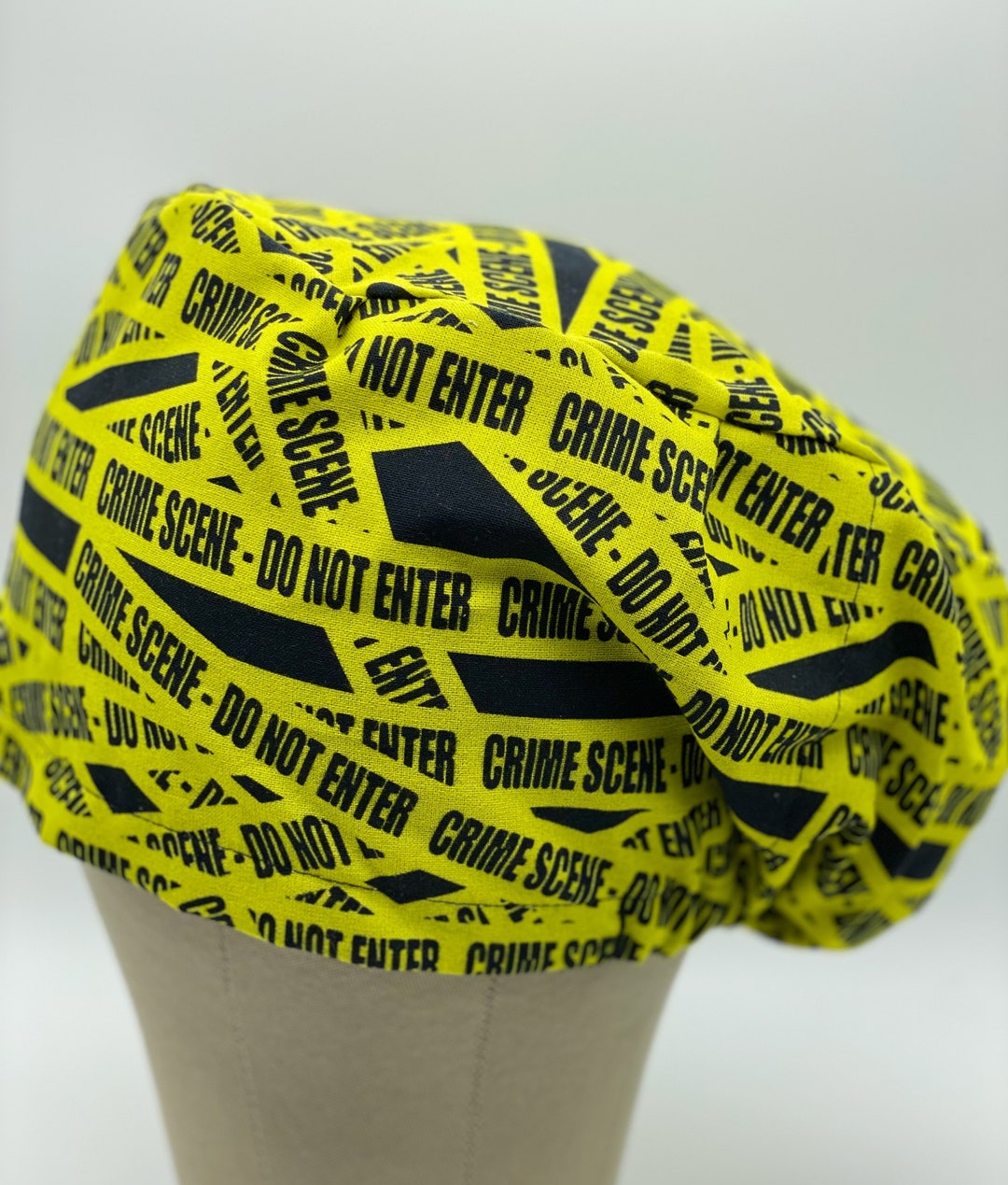 Scrub Caps: Crime Scene Tape Euro Style Scrub Cap, Scrub Cap, Scrub ...