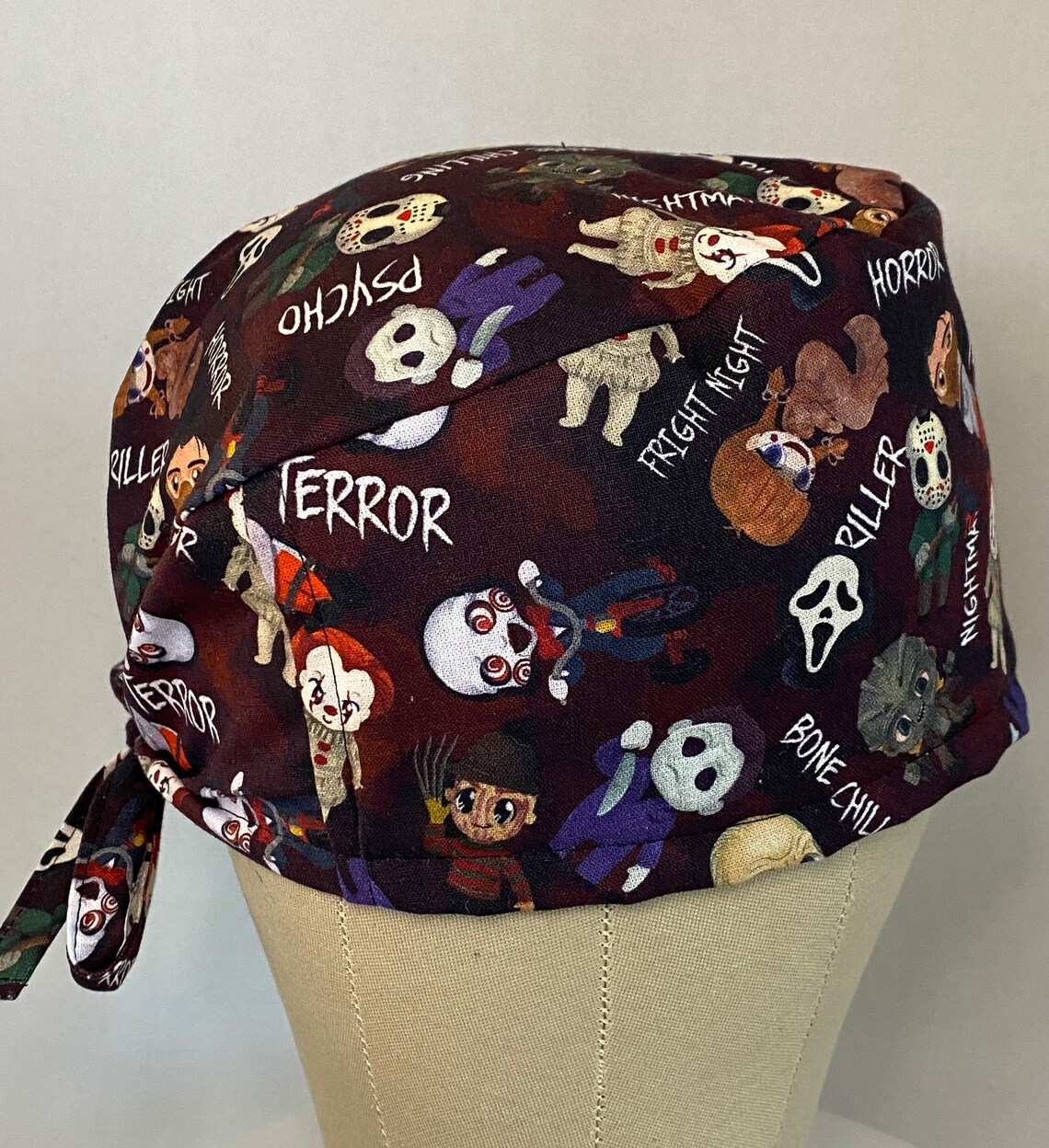SCRUB CAPS: Comrades and Horror Scrub Cap Scrub Cap Scrub - Etsy