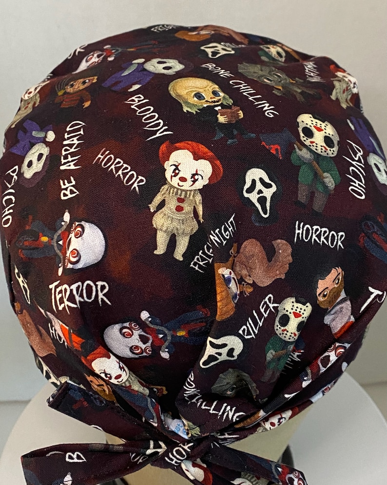 SCRUB CAPS: Comrades and Horror Scrub Cap Scrub Cap Scrub - Etsy