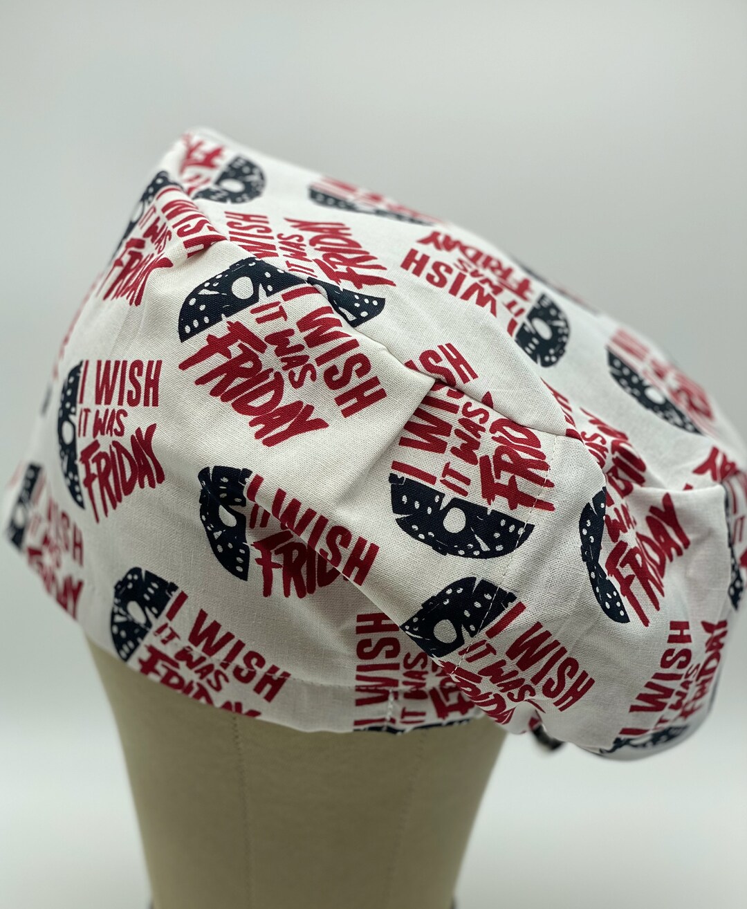 Shop Exclusive: I Wish It Was Friday Euro Style Scrub Cap, Scrub Cap ...