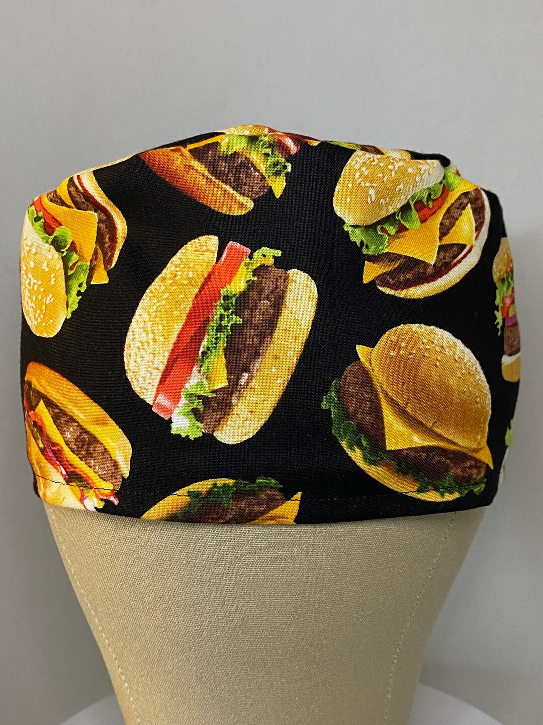 Burgers Scrub Cap, Burgers Scrub Hat, Surgical Scrub Cap, Food Scrub ...