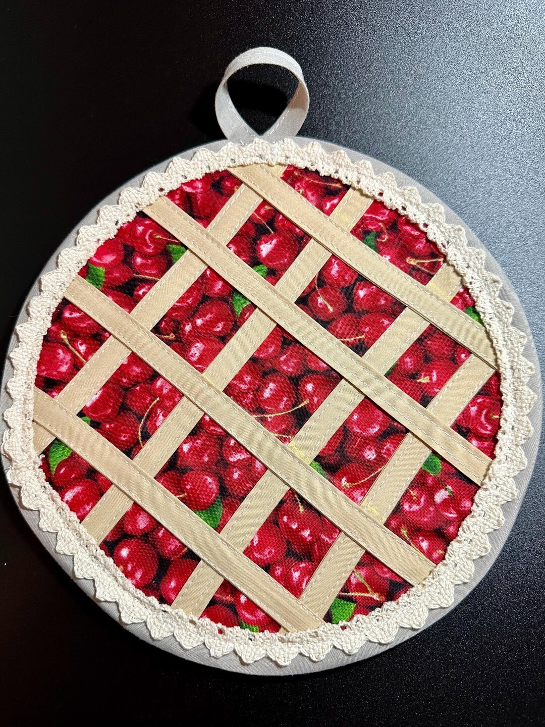 Cherry Pie Themed Jar Grippers, Large Non Slip Jar Grippers, Arthritis ...