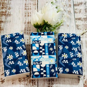3 Piece Tissue Cotton Fabric Holder, Tissue to Go Cover, Pocket Tissue ...