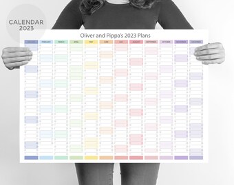2023 Pastel Calendar | Etsy
