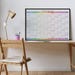 2026 Wall Year Planner | Horizontal Calendar in Sizes A2 A1 A0 ...