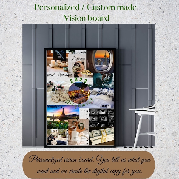Digital Vision Board for Men - Etsy