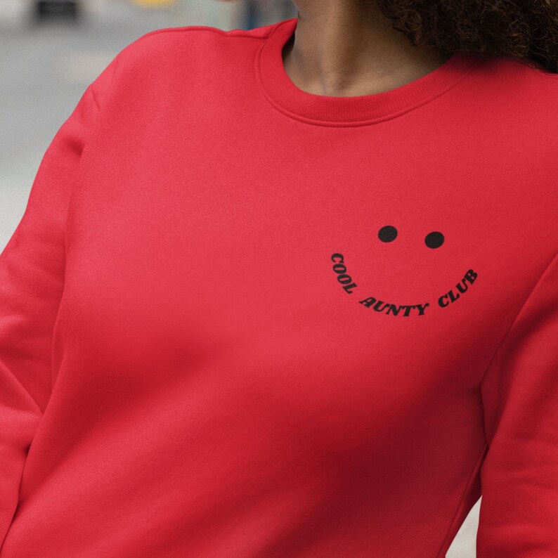 Smiley Face Aunt Sweatshirt Cool Aunts Club Sweatshirt Aunt - Etsy Smiley Face Aunt Sweatshirt Cool Aunts Club Sweatshirt Aunt - Etsy