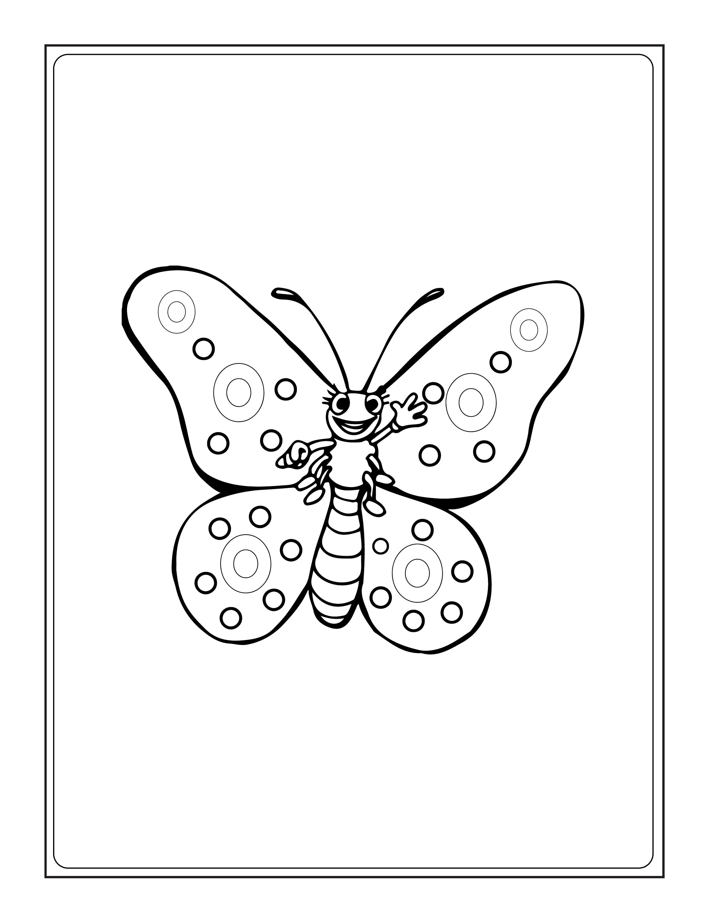 Butterfly Coloring Book for Kids - Etsy