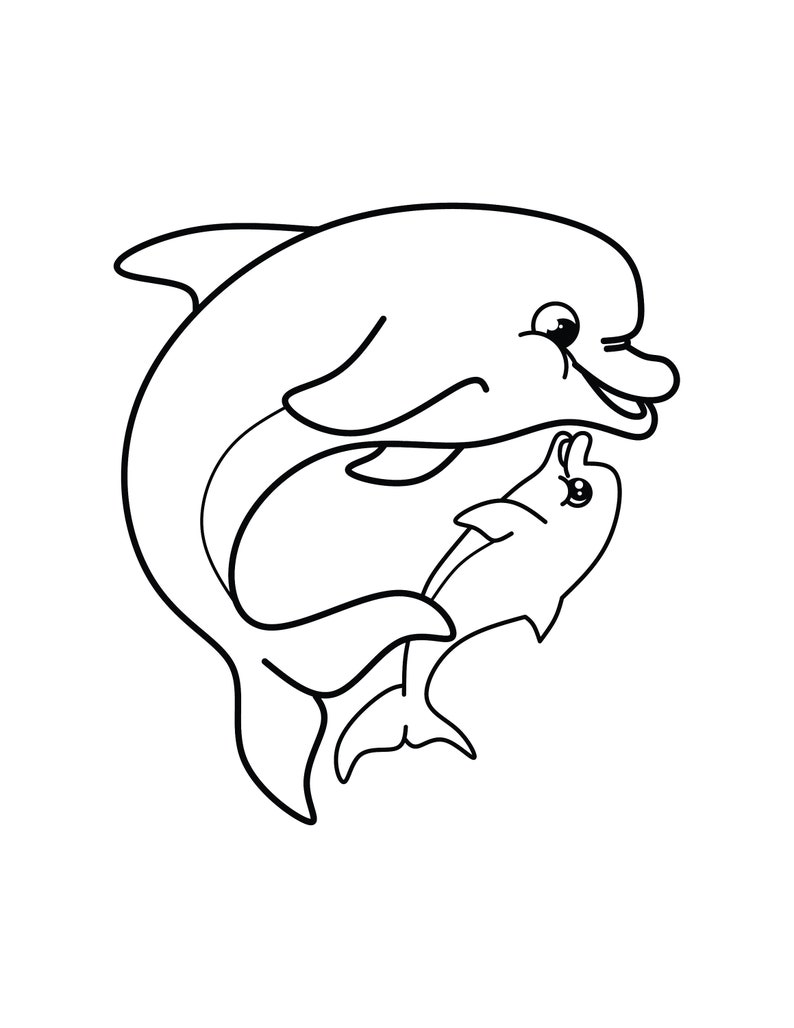 Mothers Day Animal Coloring Pages - Etsy