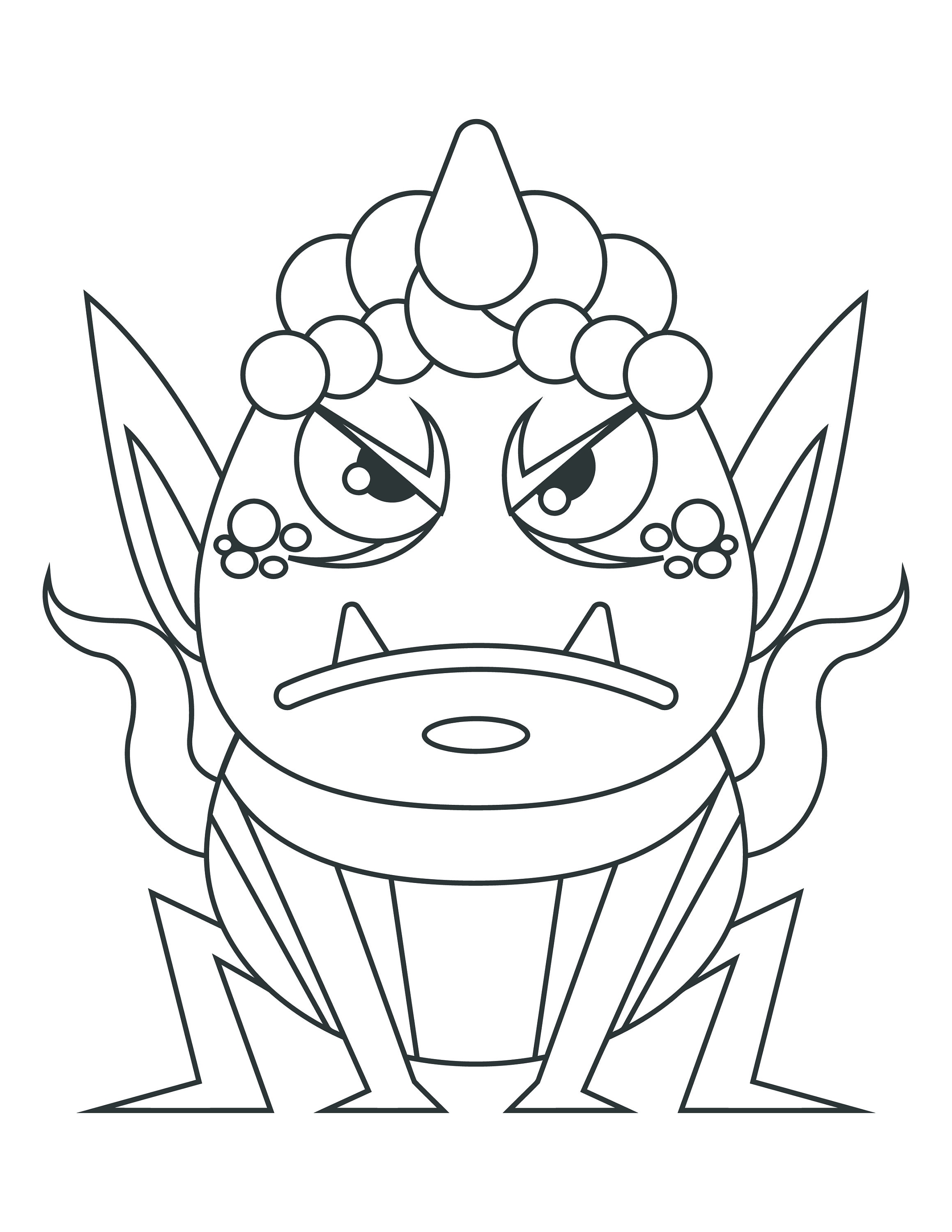 Big Monster Coloring Book for Kid - Etsy