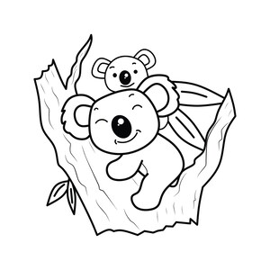 Mothers Day Animal Coloring Pages - Etsy