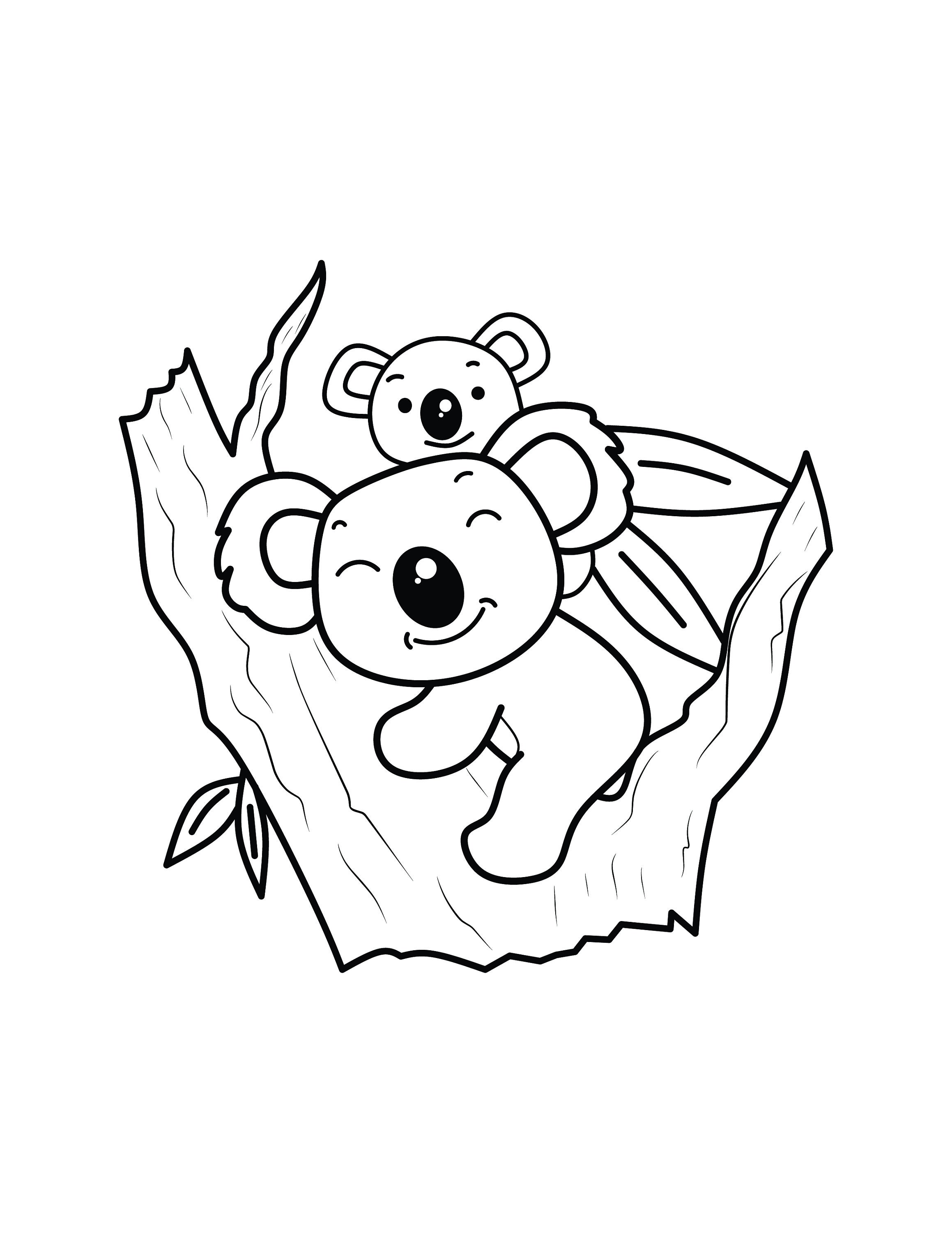 Mothers Day Animal Coloring Pages - Etsy