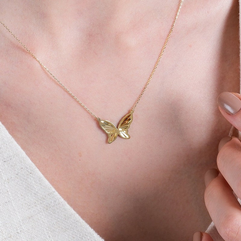 Butterfly Jewelry Necklace - Etsy