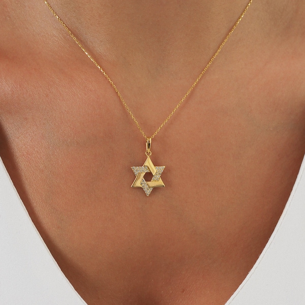 Jewish Star Necklace - Etsy