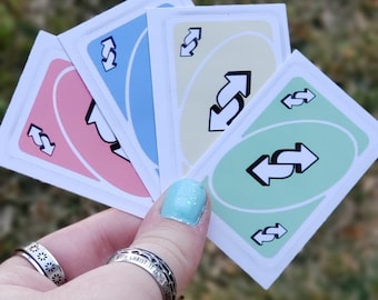 Green Uno Reverse Card | Etsy