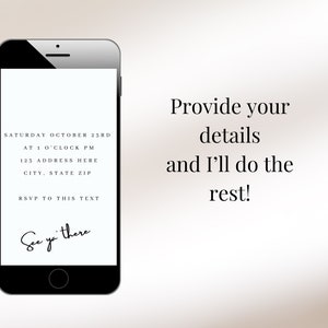 Animated Birthday Invitation Text Evite, First Birthday Evite, Video ...