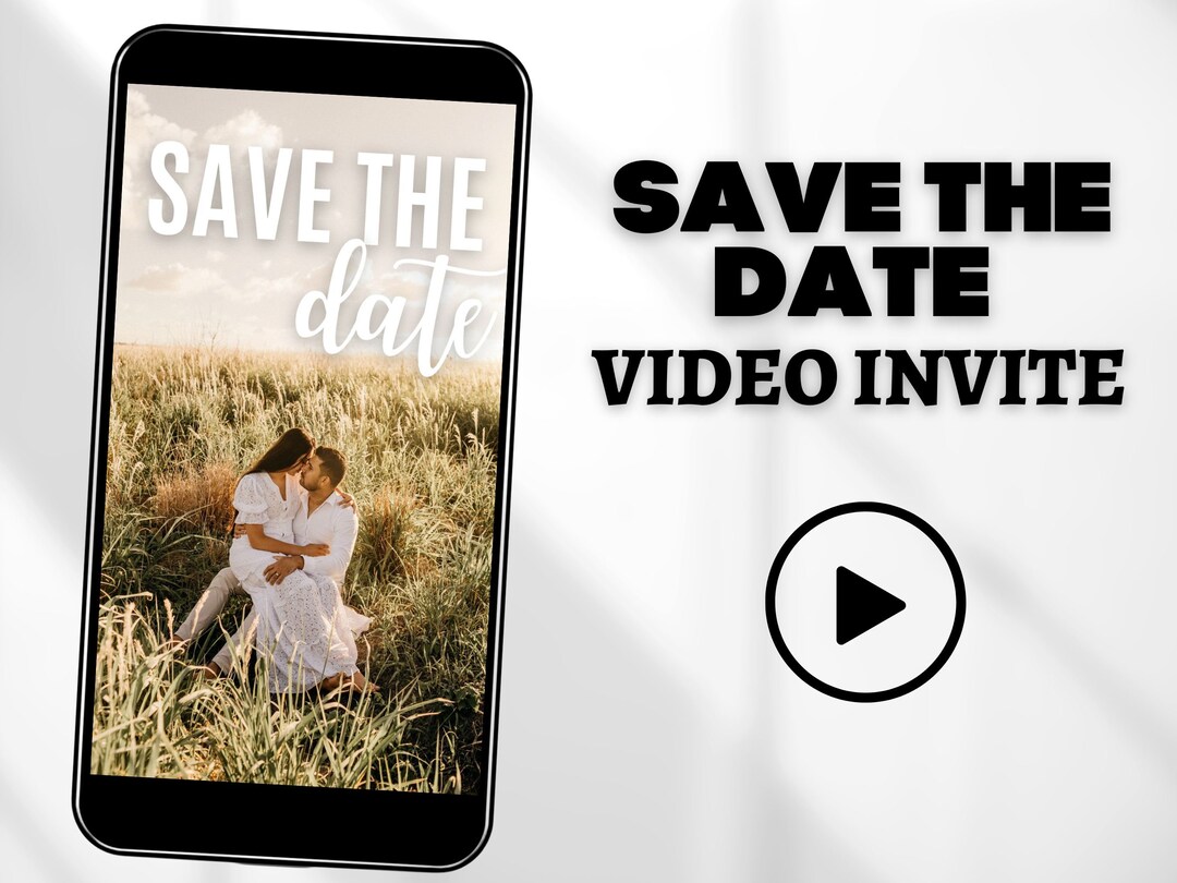 Save the Date Video, Animated Save the Date Announcement, Save the Date ...