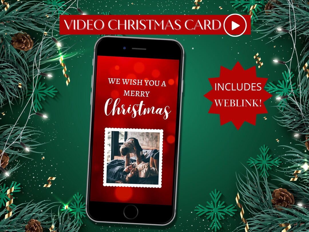 VIDEO Christmas Card, Christmas Card Evite, Animated Holiday Card ...