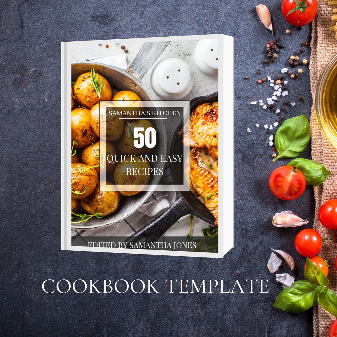 Editable Cookbook Template Create Your Own Cookbook Canva | Etsy Editable Cookbook Template Create Your Own Cookbook Canva | Etsy