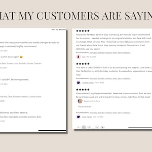 Custom Video Evites Custom Invitations Video Slideshows - Etsy