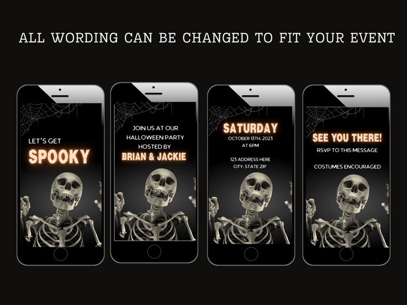 Halloween Party Video Invite, Halloween Invite, Halloween Invitation ...