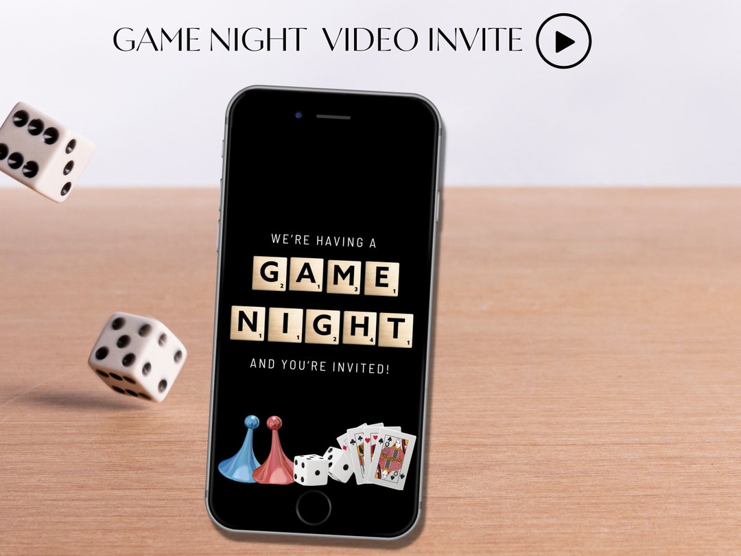 Video Game Night Invite Game Night Invitation Game Theme - Etsy
