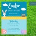 Editable Easter Egg Hunt Flyer, Canva Template, Editable Flyer, Easter ...