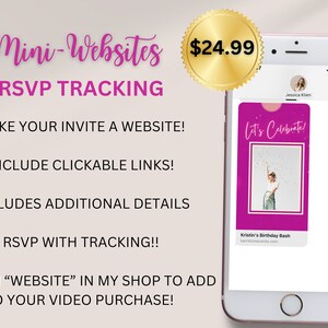 Custom Video Evites Custom Invitations Video Slideshows - Etsy