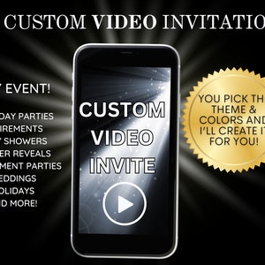 Custom Video Evites, Custom Invitations, Video Slideshows, Special ...
