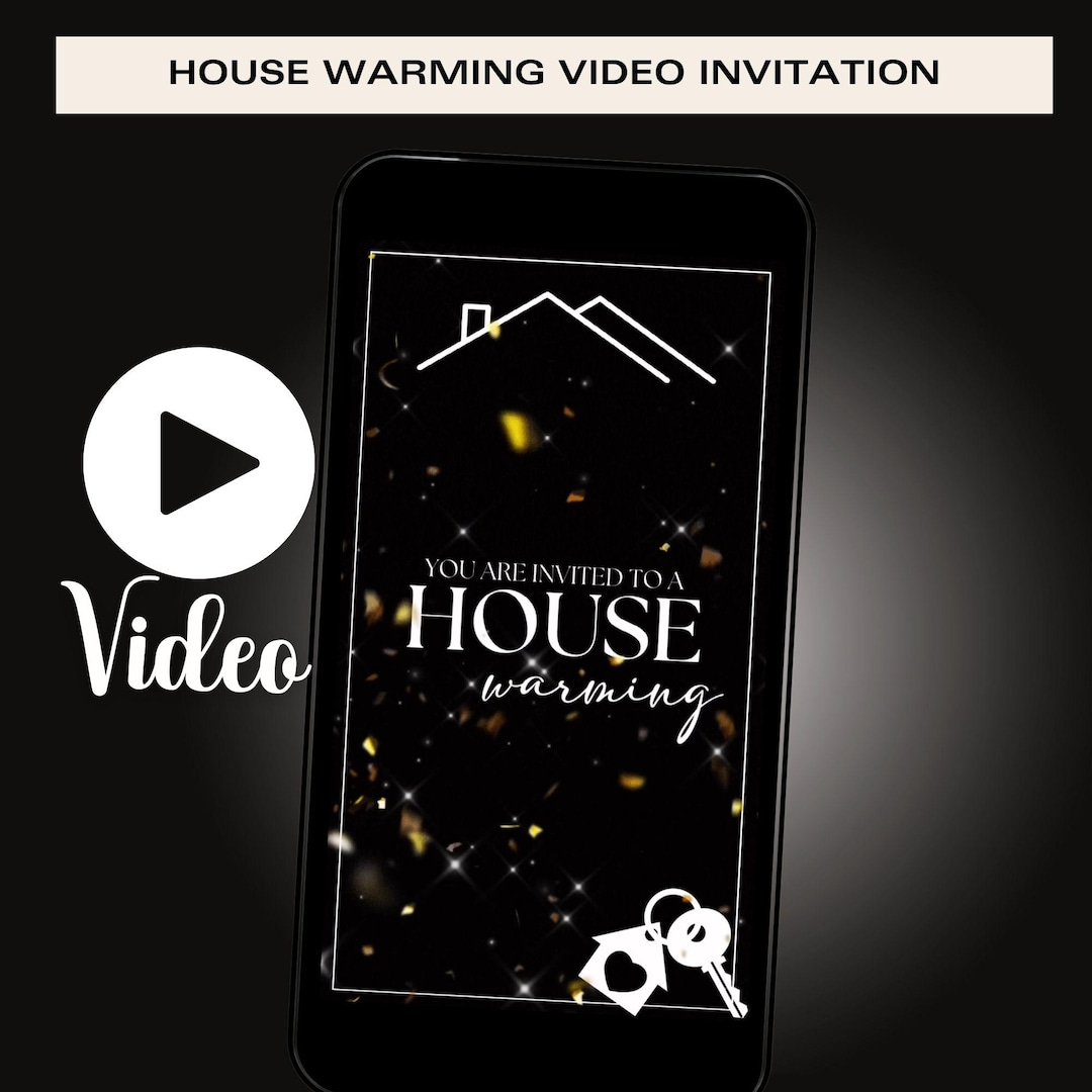 House Warming Video Invitation, House Warming Party, New House Party ...