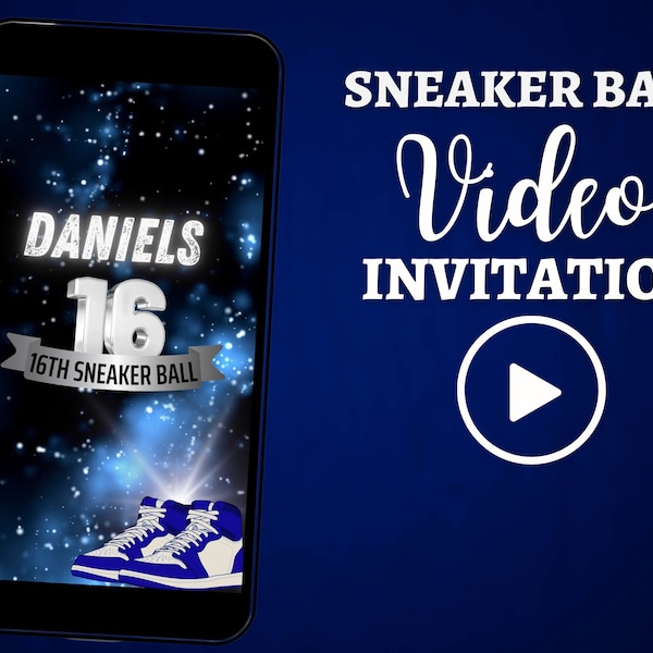 Sneaker Invitation - Etsy