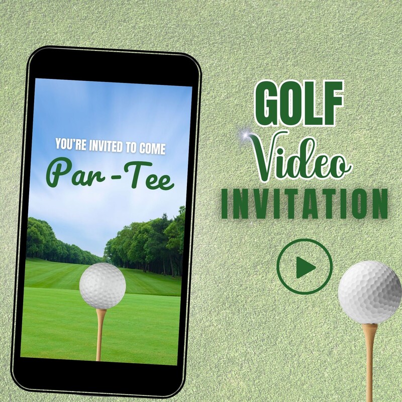 Golf Invitations - Etsy