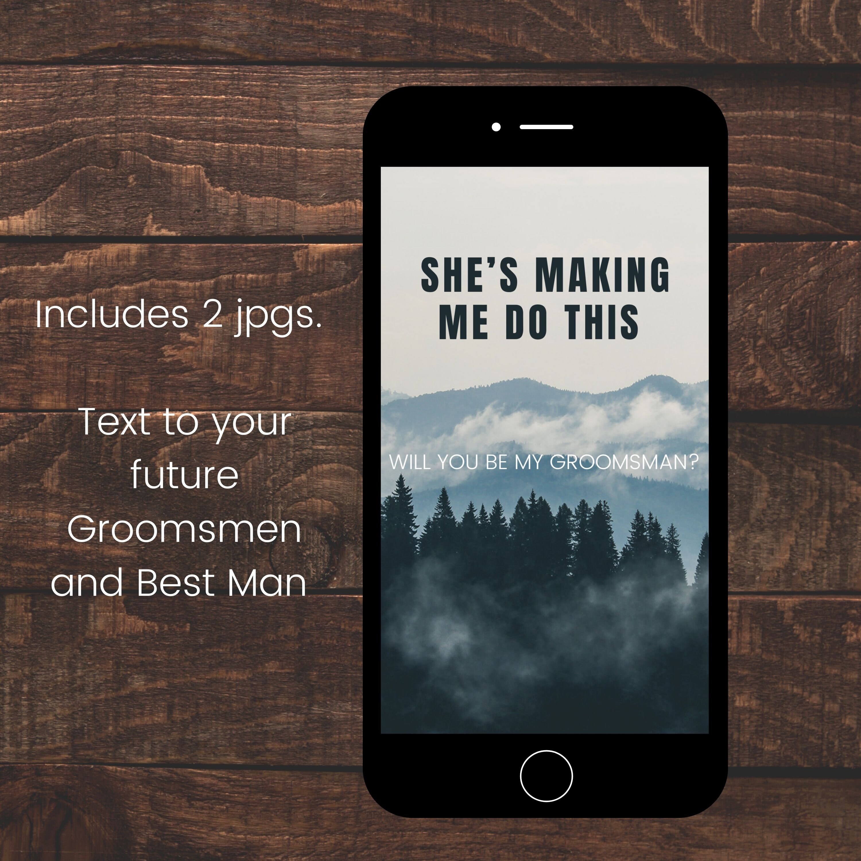 Digital Groomsmen Proposal Text Proposal Funny Groomsman | Etsy