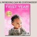 CUSTOM Magazine Cover, First Birthday Magazine Cover, First Birthday ...