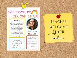 Meet the Teacher Editable Template, Back to School Welcome Letter ...