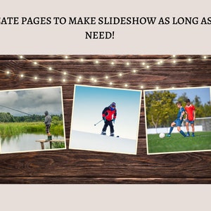 Slideshow Template, Creat Your Own Slideshow, Canva Template, Canva ...